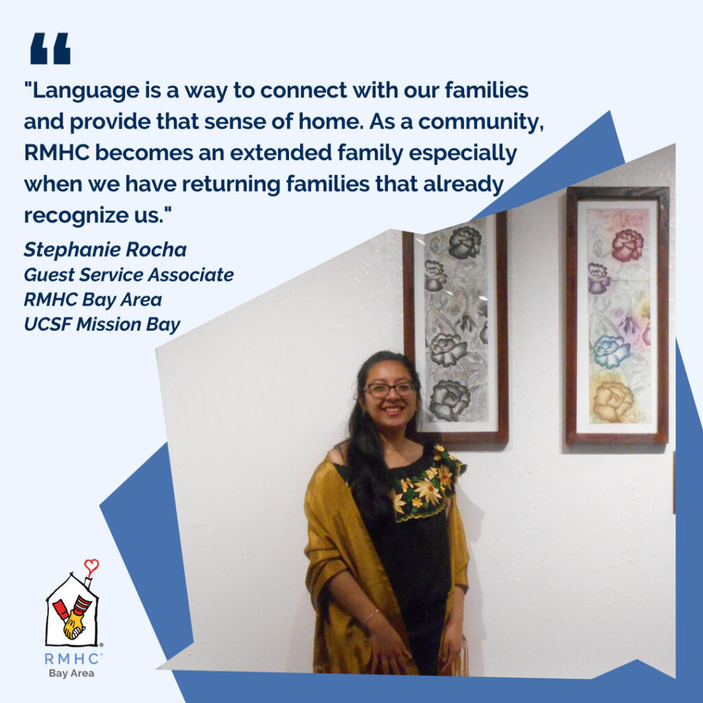Mission Moment – Connecting Through Language - RMHC Bay Area